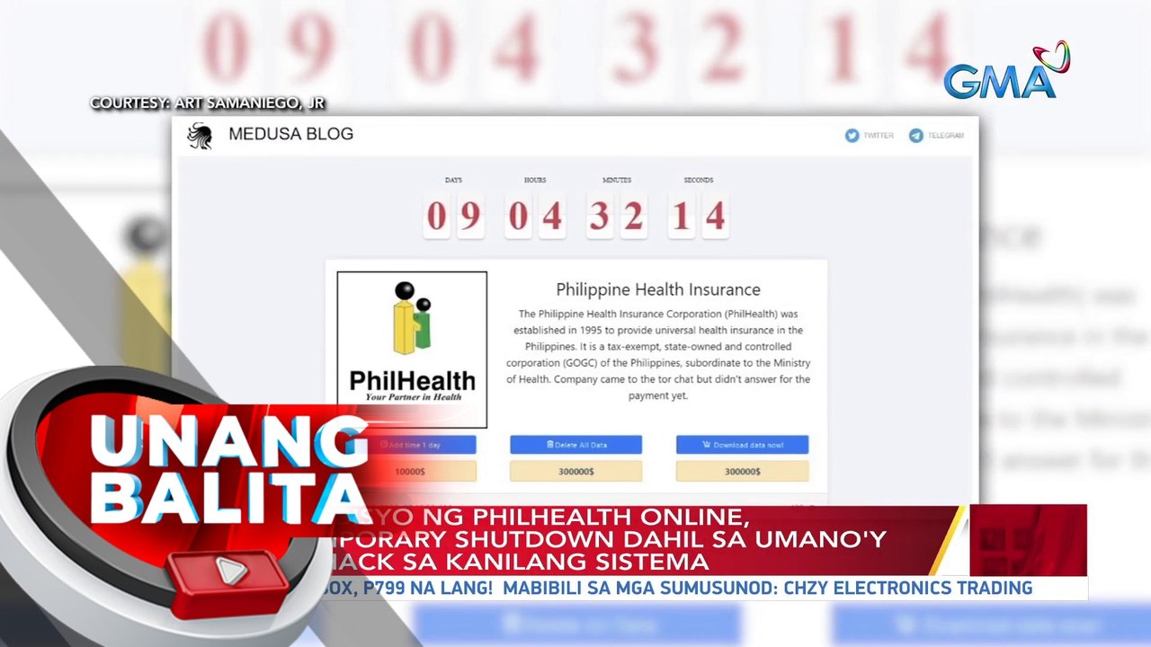 Ilang serbisyo ng PhilHealth online naka-temporary shutdown dahil sa ...