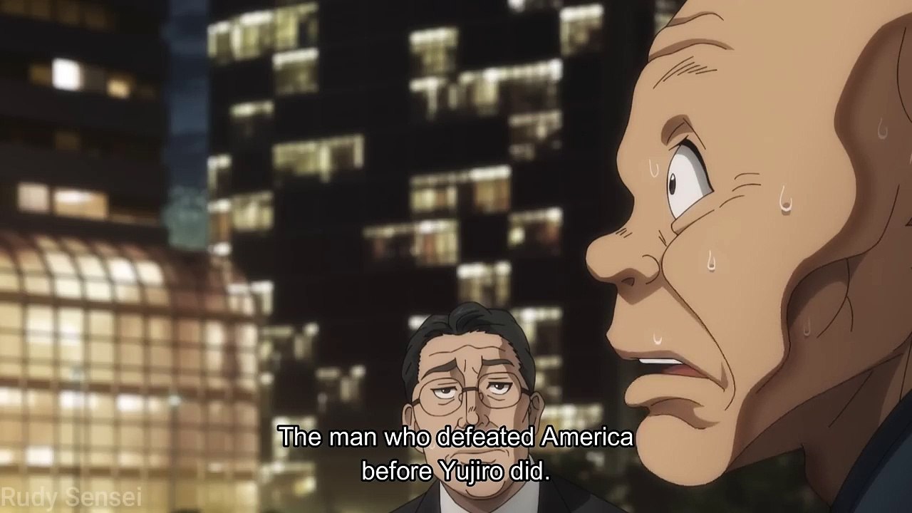 Yuichiro Hanma APPEARANCE Baki's Grandfather Baki Hanma Season 2 Part 2 ...