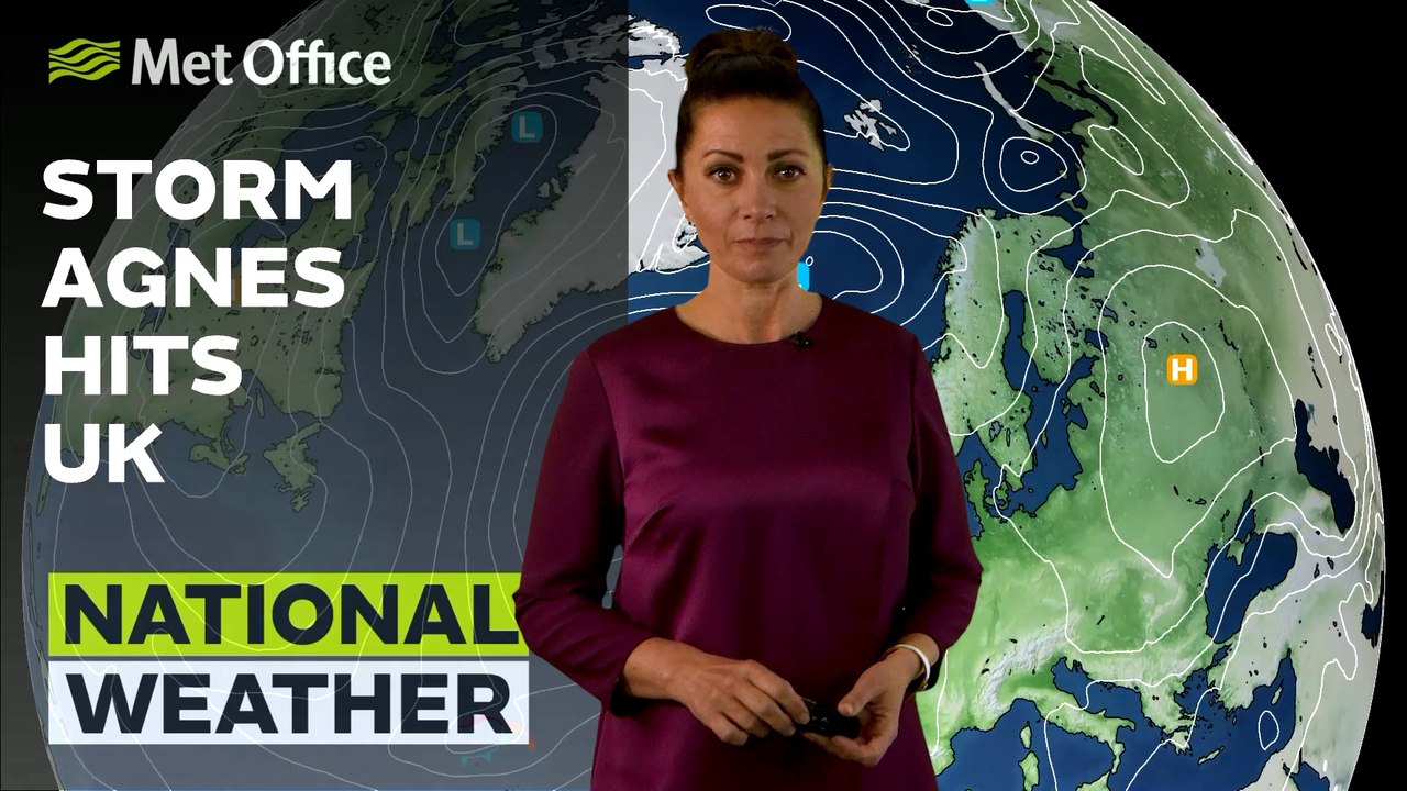 26/09/2023 – Storm Agnes bringing strong winds and rain - Met Office ...