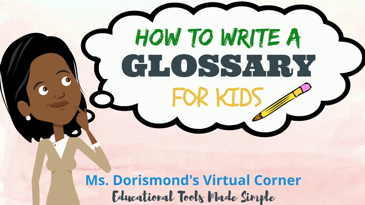 How to Write a Glossary - video Dailymotion