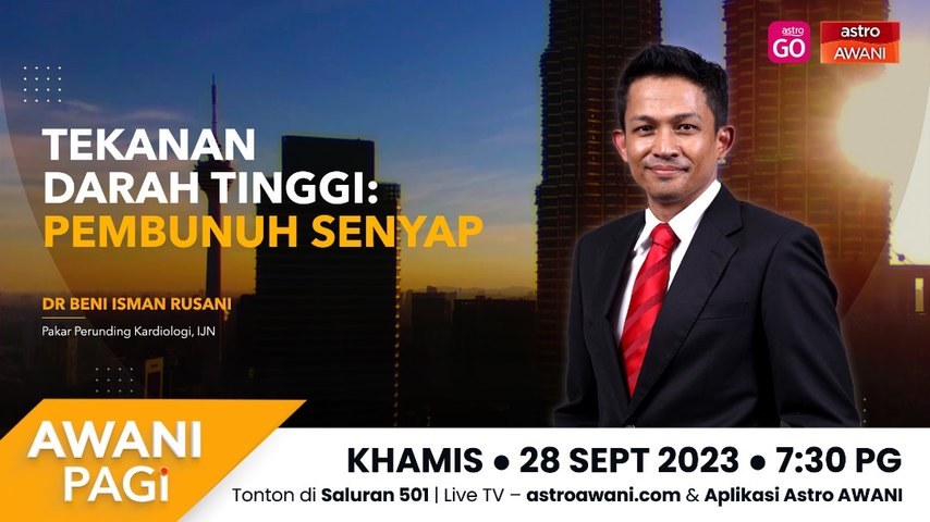 AWANI Pagi: Tekanan Darah Tinggi - Pembunuh Senyap | Astro Awani