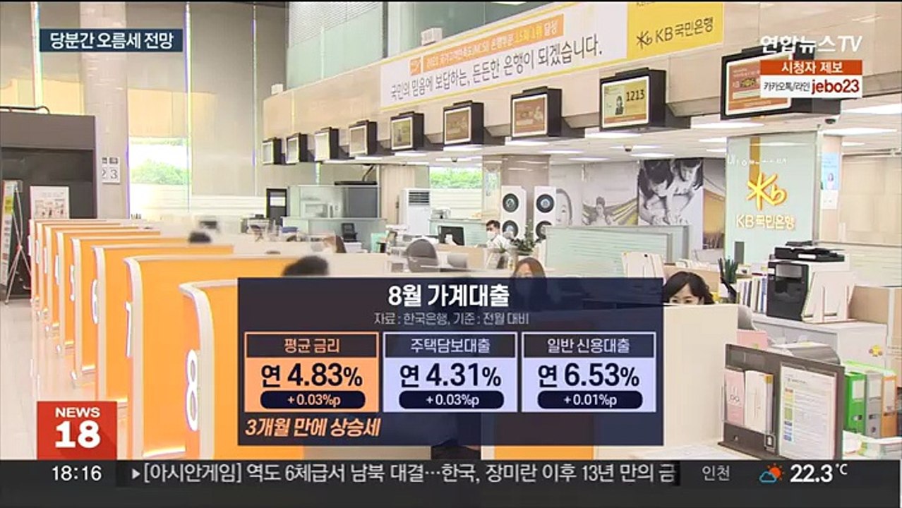 7 대까지 대출금리 올랐는데…가계 빚은 증가세 동영상 Dailymotion