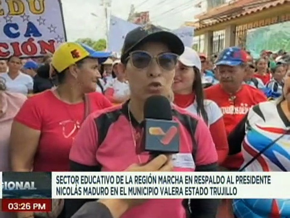 Trujillo | Sector educativo del municipio Valera marcha en respaldo al ...