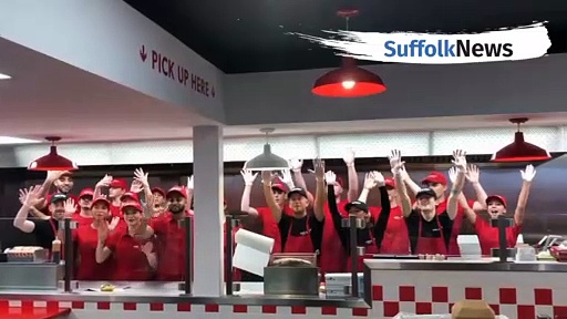 A look inside the first Five Guys in Suffolk on opening day