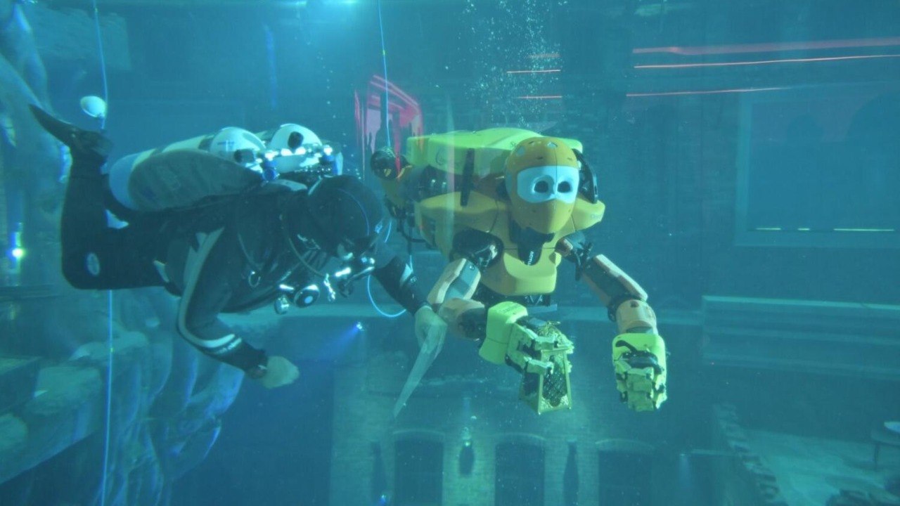 OceanOneK: The humanoid that deep dives - video Dailymotion