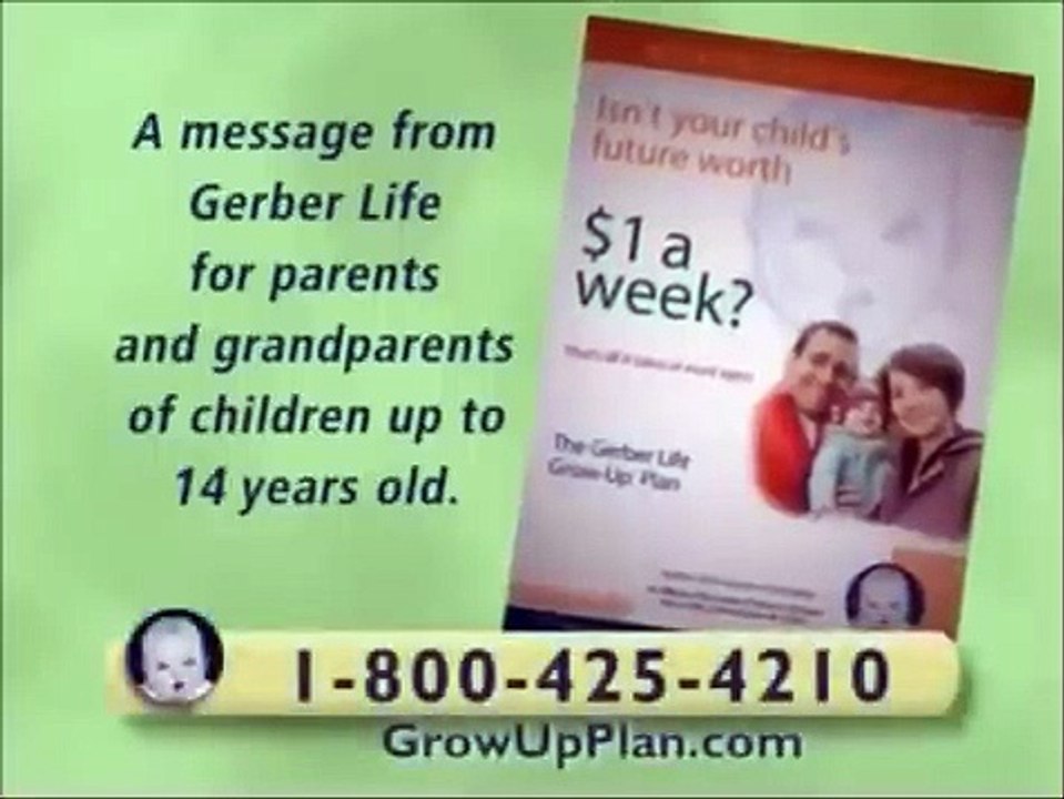 Gerber Life Grow-Up Plan Commercial (2016).mp4 - video Dailymotion