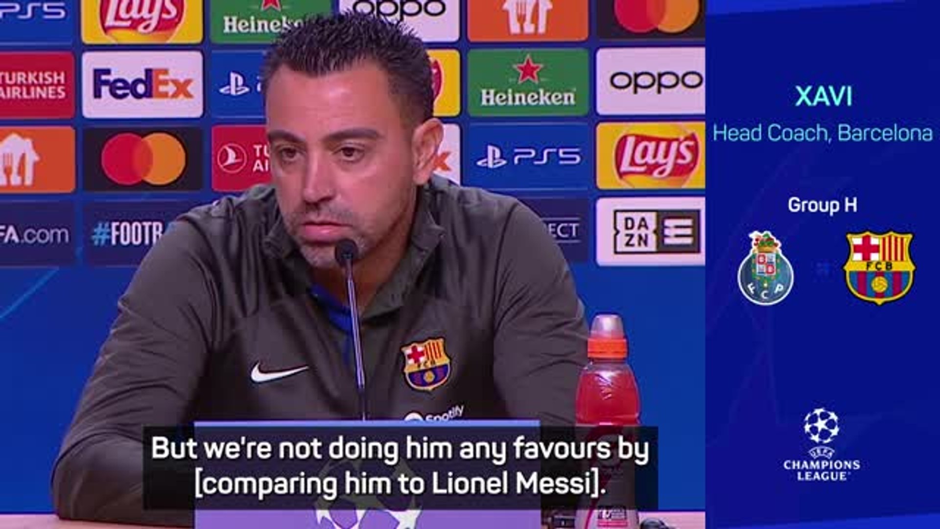 Xavi doesn't want Messi hype around young star | beIN SPORTS