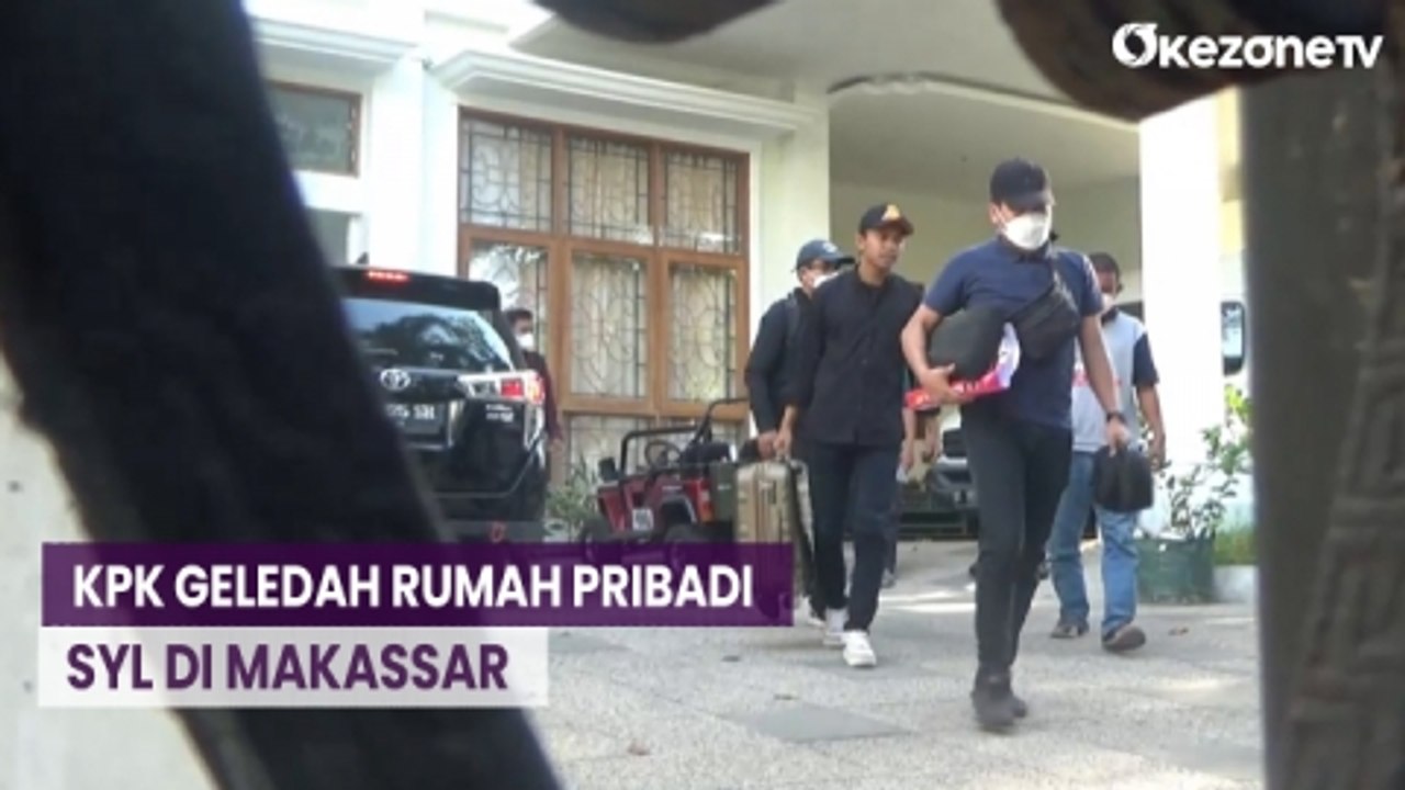 KPK Geledah Rumah Pribadi Mentan SYL di Makassar, Sita 1 Koper dan Mobil Mewah - video Dailymotion