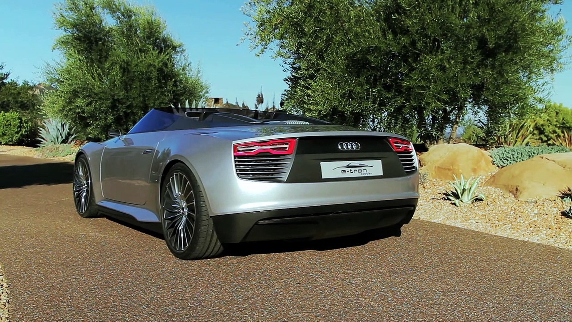 Audi E Tron Spyder Frankfurt Preview: Audi E Tron Electric Supercar