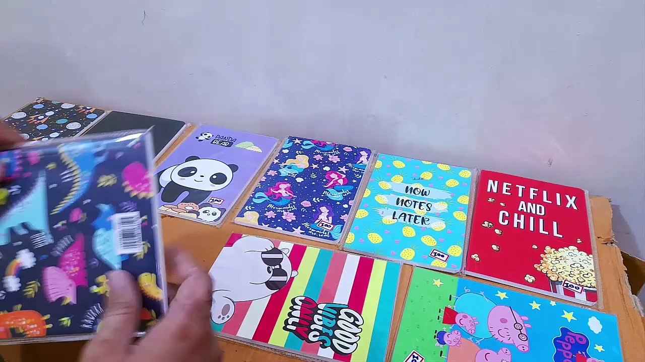 Unboxing and Review of Diary In Different Design Cartoon Character ...