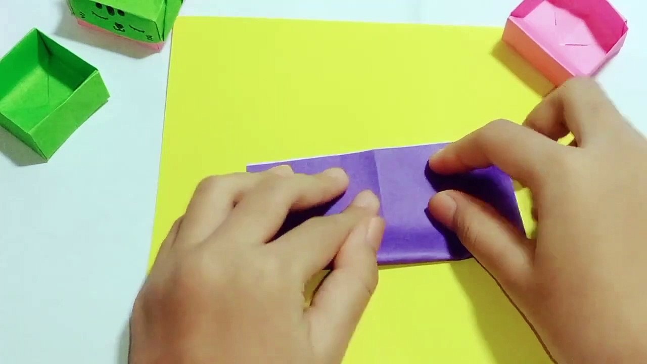 origami cat box hello origami - Video Dailymotion