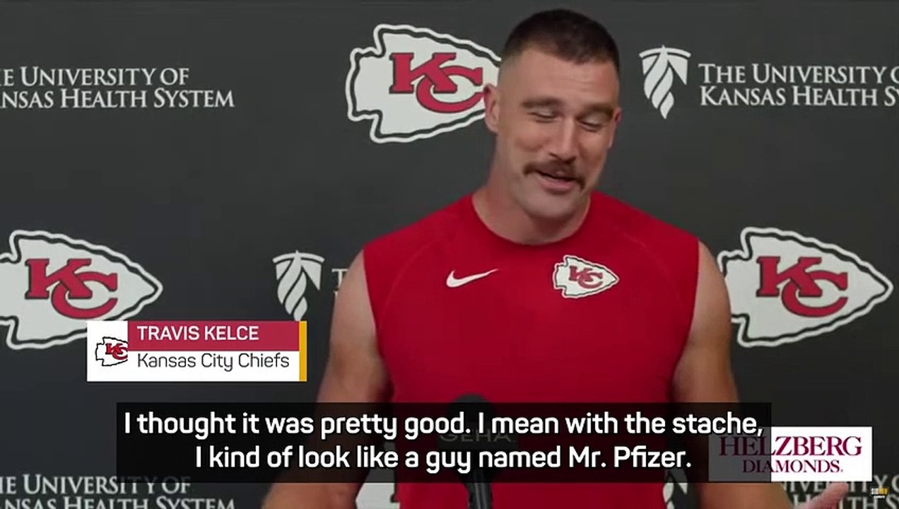 Travis Kelce responds to Aaron Rodgers' 'Mr. Pfizer' taunt - video ...