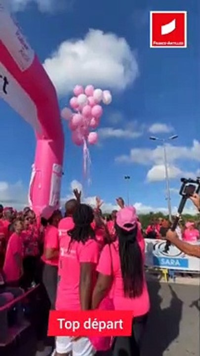 Les Foulées du Ruban Rose à Jarry - Vidéo Dailymotion
