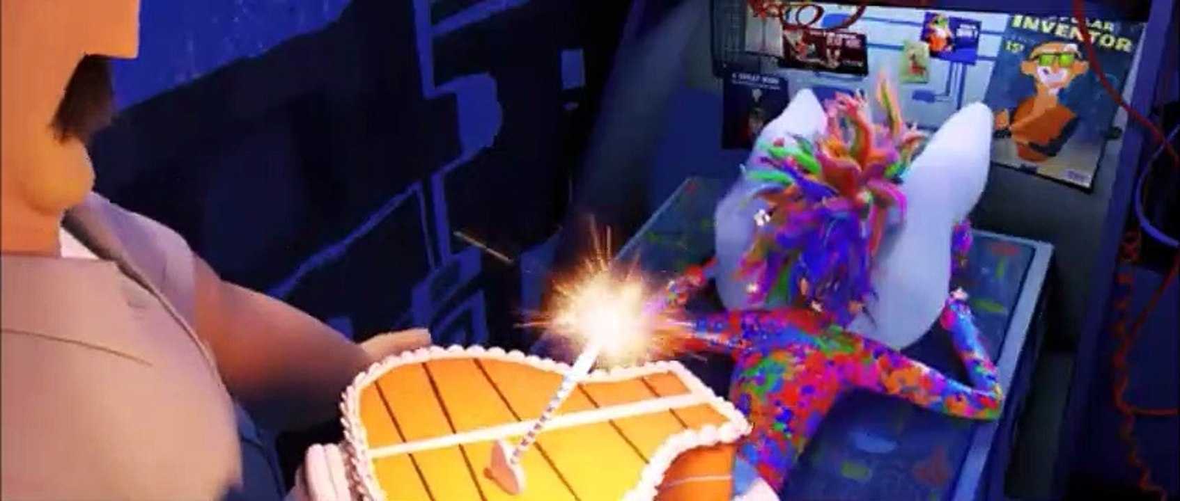 Lluvia de Hamburguesas 2 La venganza de las Sobras Flint Loco Humillado ...