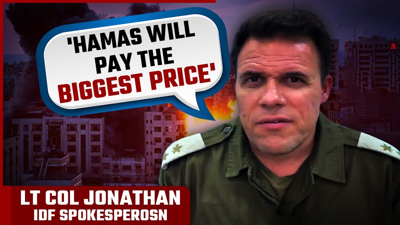 Israel-Hamas War| IDF Spokesperson LTC (Res.) Jonathan Conricus with ...