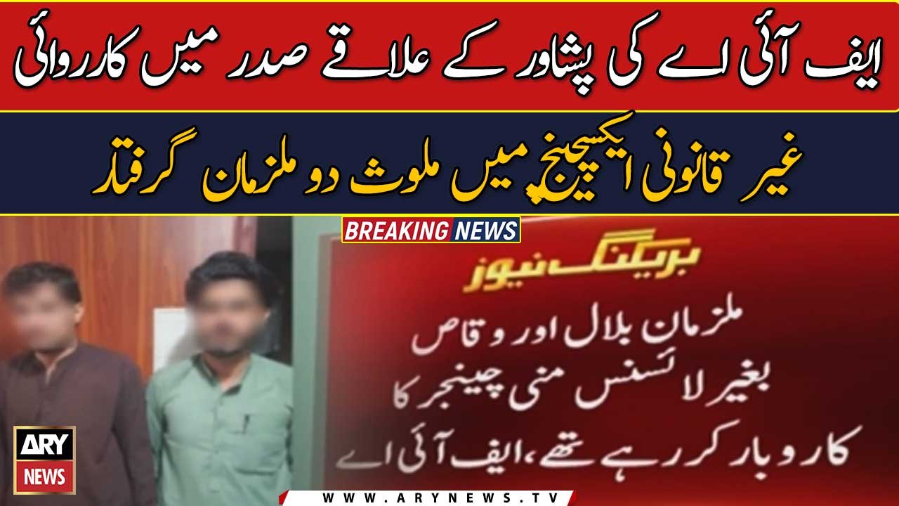 Two illegal forex dealers arrested in Peshawar - video Dailymotion