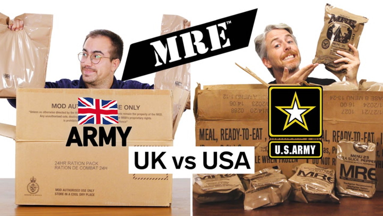 All the differences between US MREs and UK ration packs - video Dailymotion
