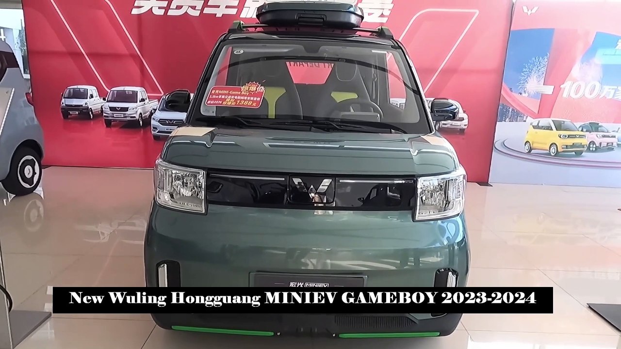 New Wuling Hongguang MINIEV GAMEBOY 2023-2024 - Dailymotion Video