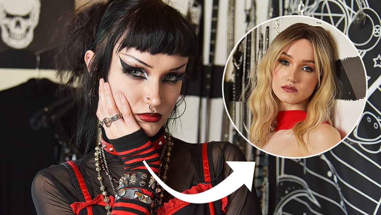Goth To Glam Influencer - Do I Look Better? | TRANSFORMED - video ...