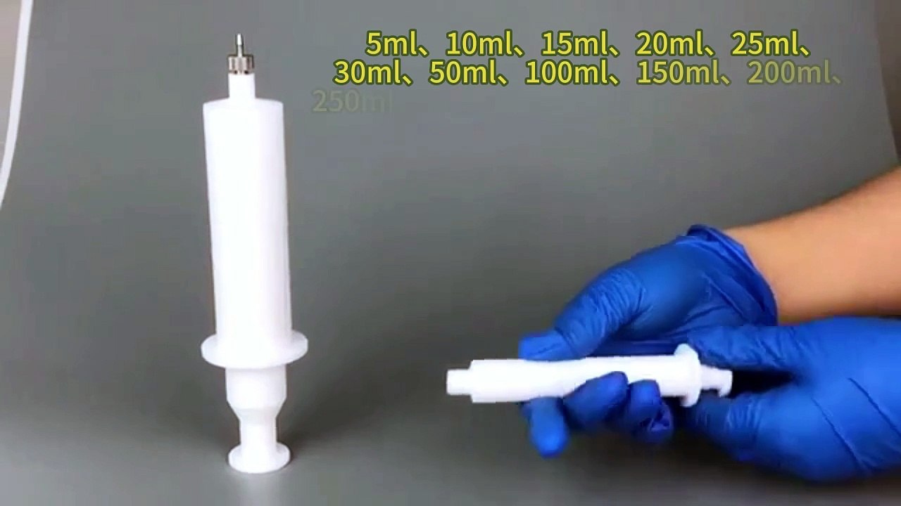 500ml Pure White Large Capacity PTFE Syringes - video Dailymotion