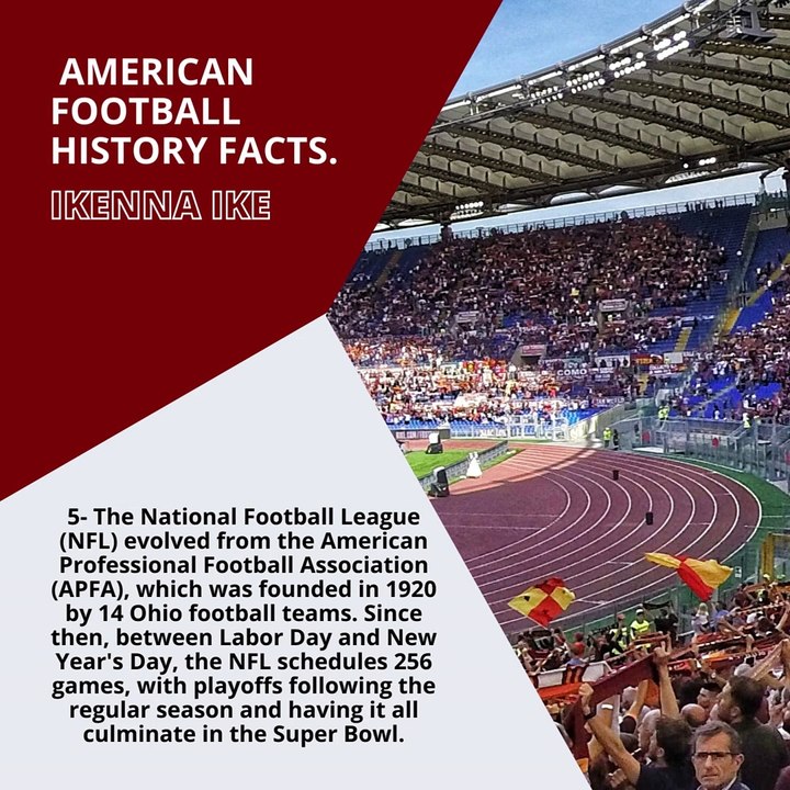 | IKENNA IKE | AMERICAN FOOTBALL HISTORY FACTS: NFL AND APFA (PART 2 ...