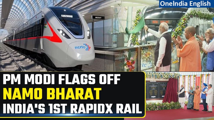 Delhi-Meerut RRTS RapidX Train: PM Modi Flags Off India's First Semi-High Speed Train — Namo ...