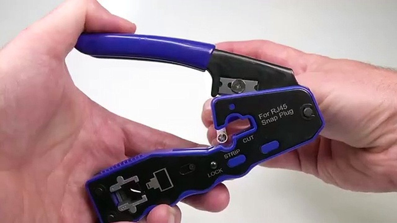 How to Wire Up Ethernet Plugs the EASY WAY! (Cat5e - Cat6 RJ45 Pass ...