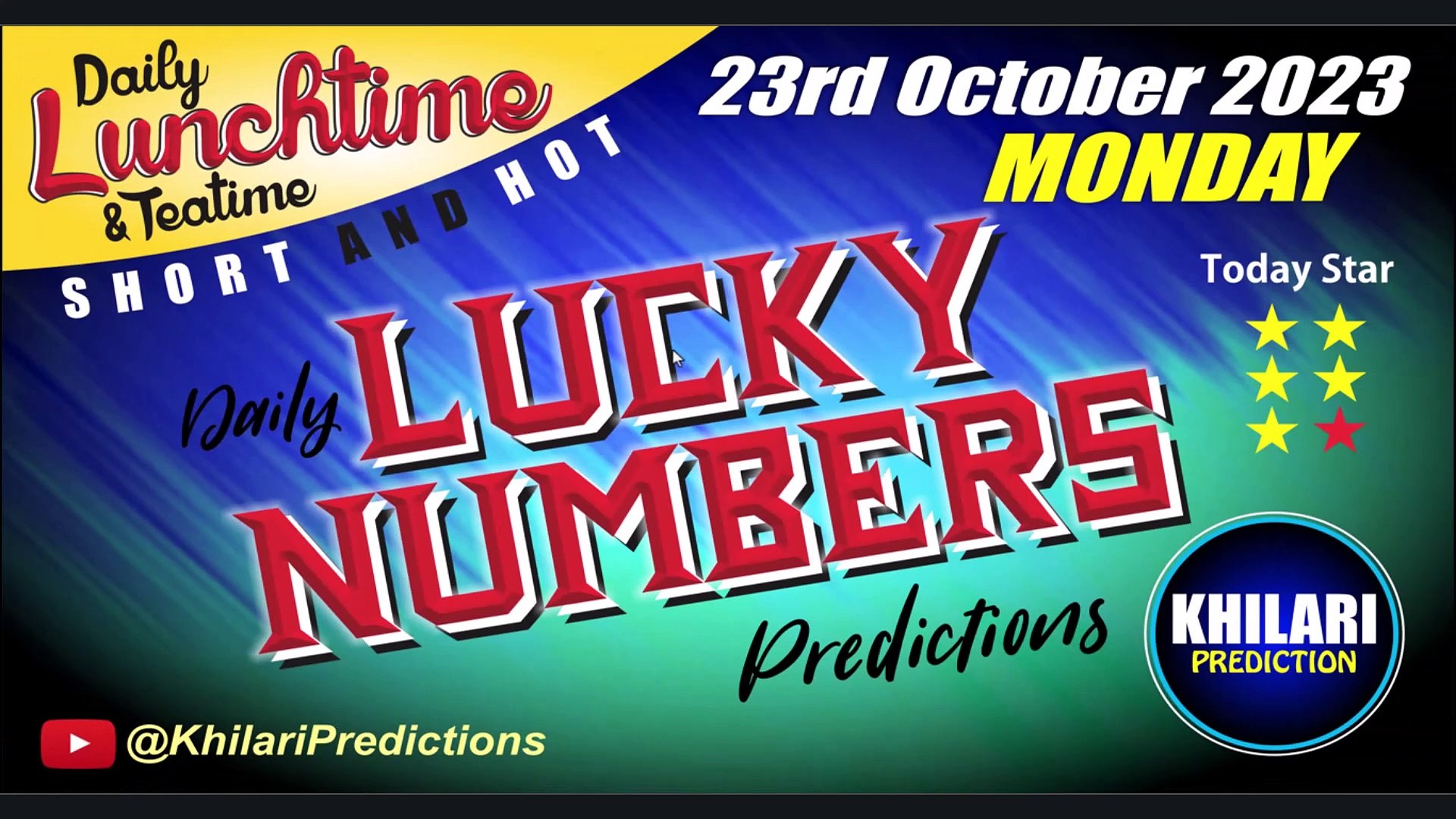 Hot Teatime Numbers