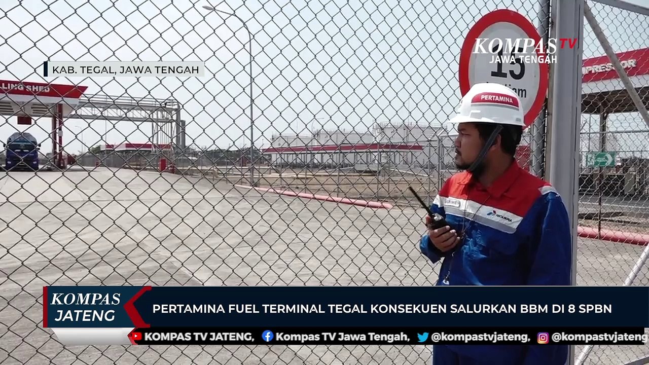 Pertamina Fuel Terminal Tegal Konsekuen Salurkan BBM di 8 SPBN - Video ...