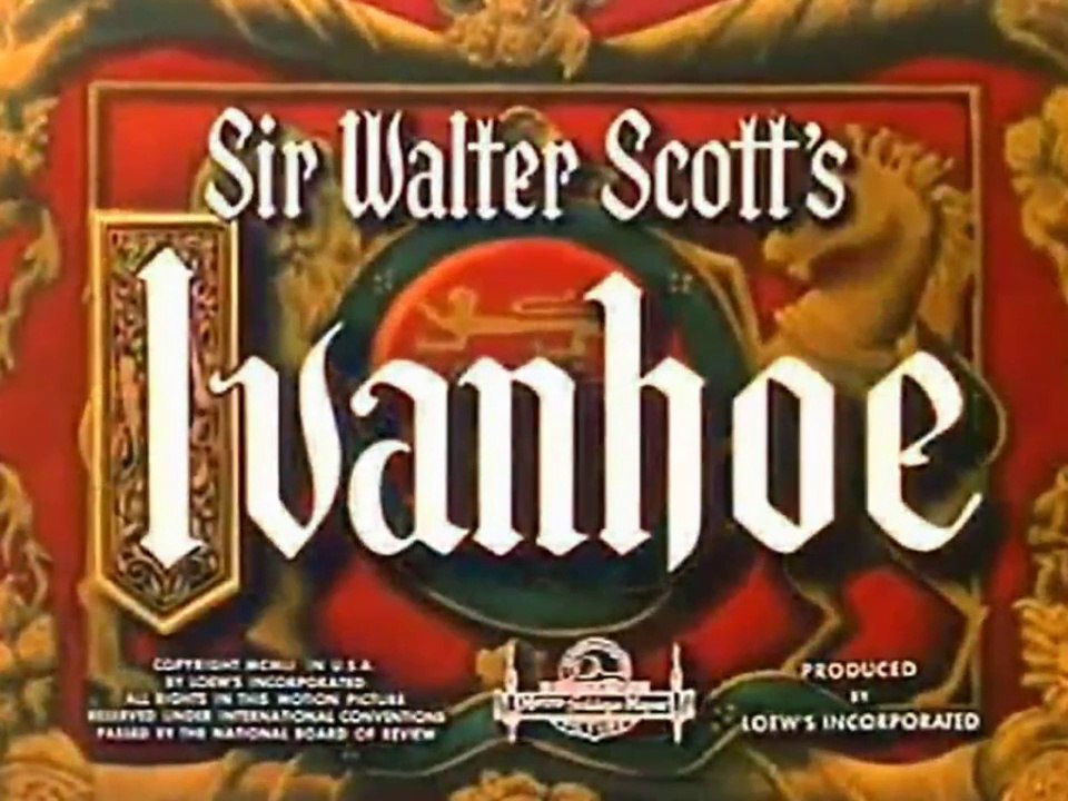 IVANHOE (1952) - Clip: Cedric, La sfida, Il dono, Il torneo, L'assedio ...
