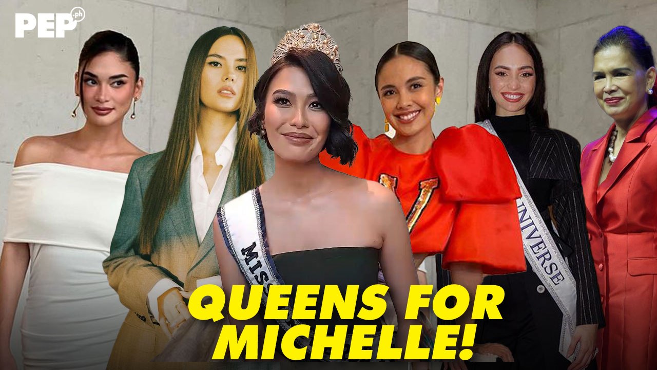 Michelle Dee gets support from Pia, Catriona, Megan, R'Bonney, Melanie | PEP Interviews - video ...