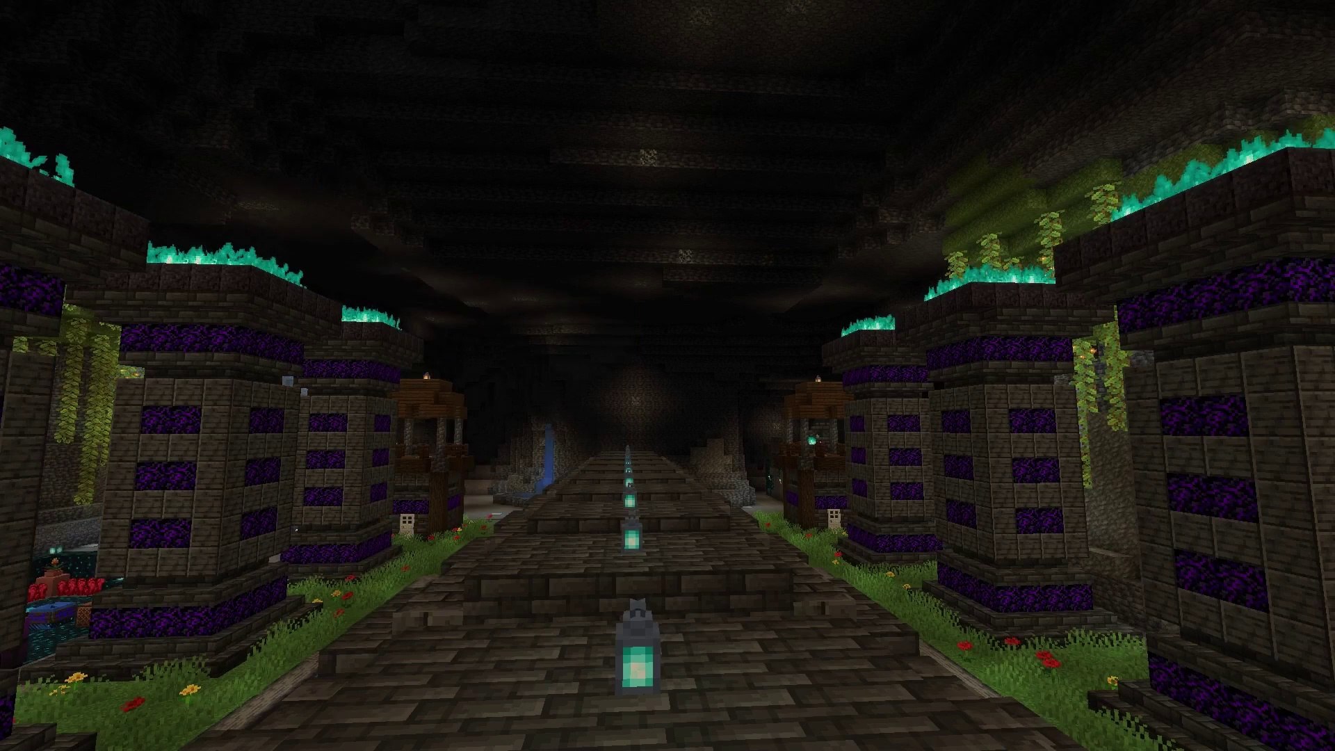 Minecraft Underground City Wallpapers