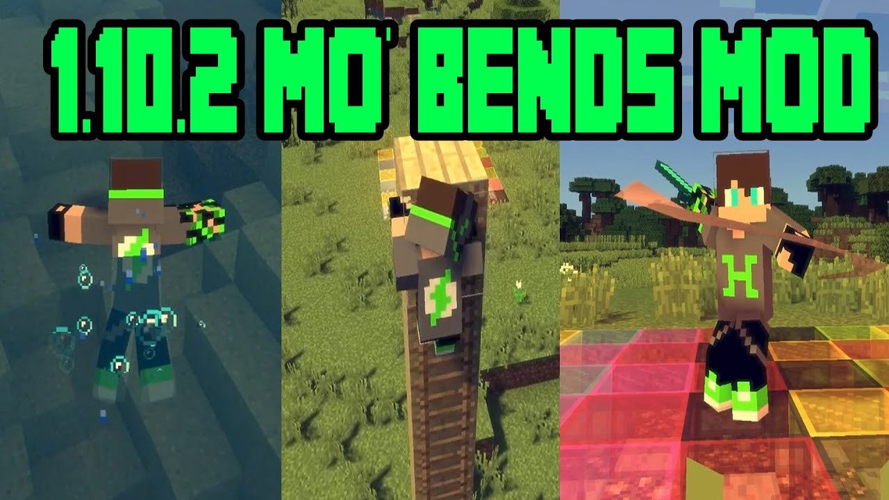 Minecraft Harika Hareketler Modu [ 1.10.2 Mo' Bends Mod ] - Dailymotion Video