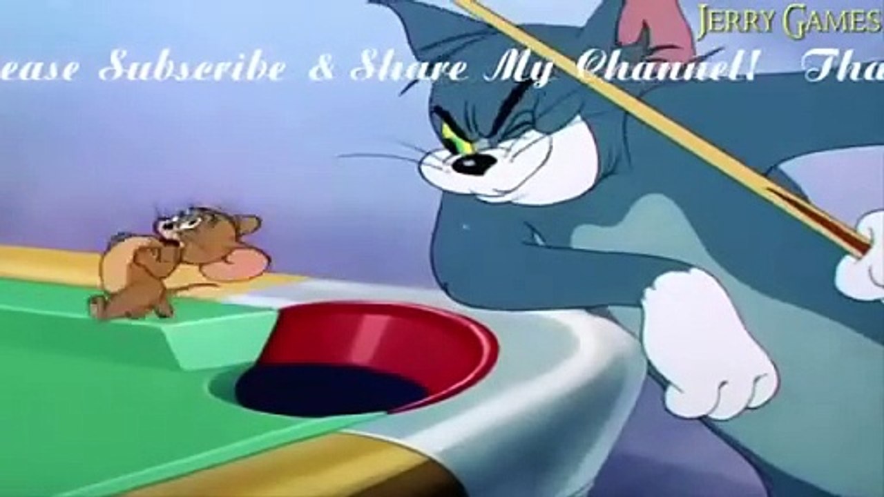 Tom and Jerry Full Episodes Cue Ball Cat (1950) Part 1 2 - (Jerry Games ...