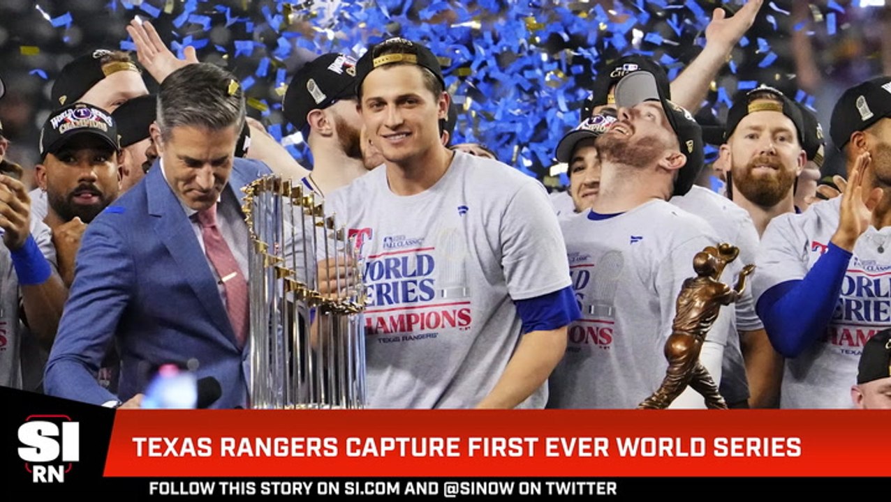 Texas Rangers Capture First Ever World Series - video Dailymotion