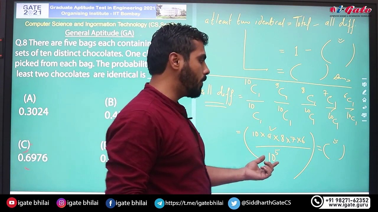 GATE 2024 _ APTITUDE _ Lecture 04 _ PYQ _ FREE LECTURE _ Rakesh Sir _ iGate Bhilai - video ...