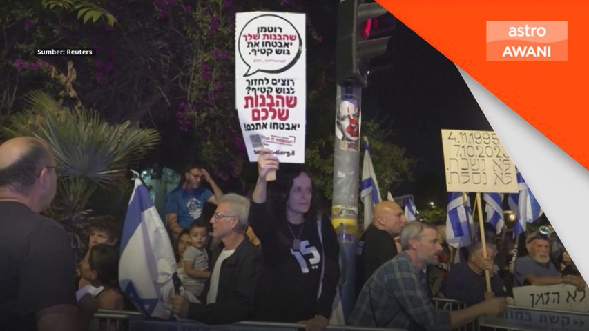 Rakyat Israel marah, mahu Netanyahu berundur | Astro Awani