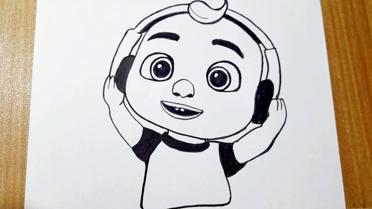 How to draw JJ from cocomelon - video Dailymotion