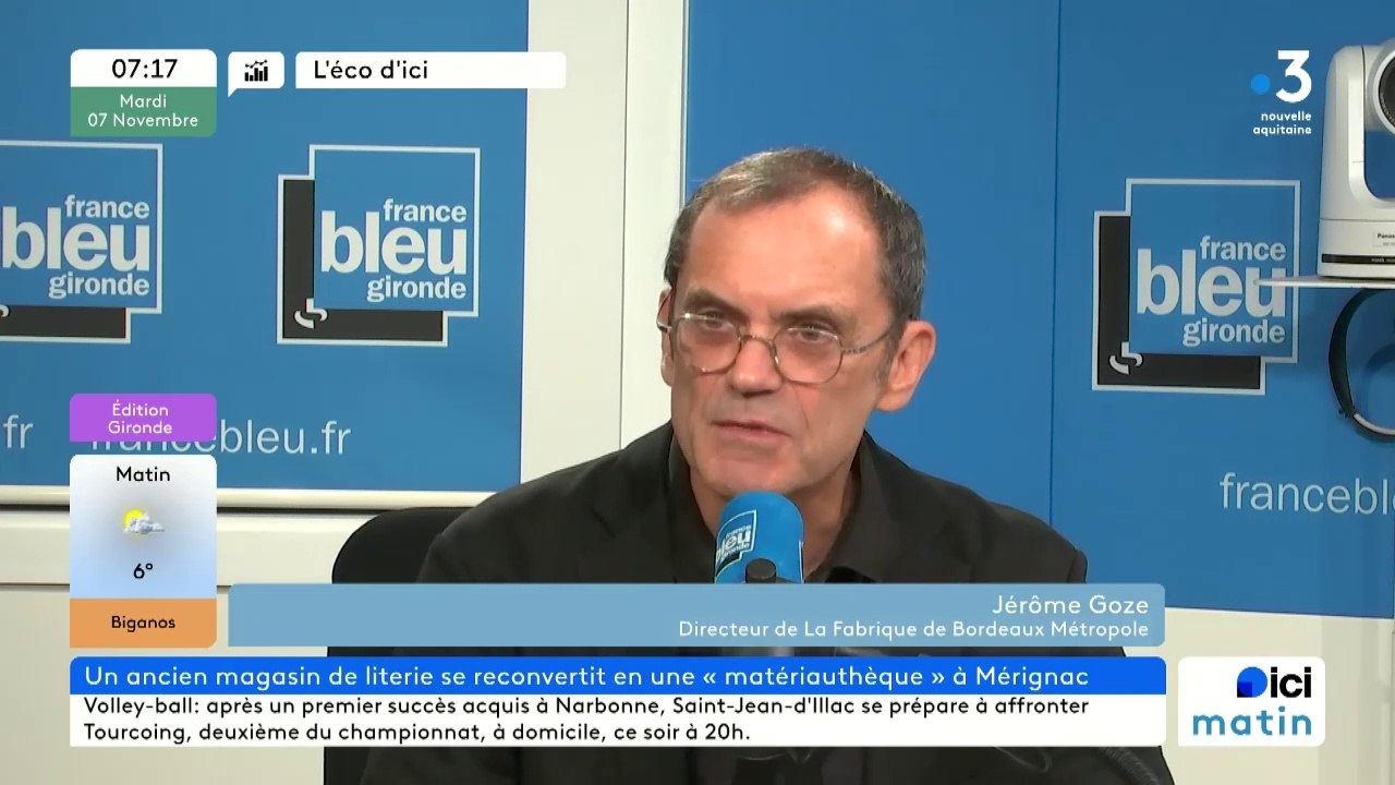 Jérôme Goze, directeur de La Fabrique de Bordeaux Metropole - Vidéo ...