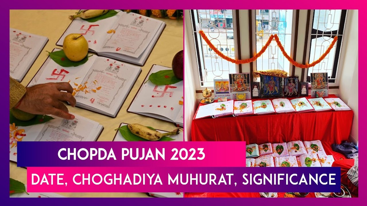 Chopda Pujan 2023: Date, Choghadiya Muhurat, Significance Of Gujarati ...
