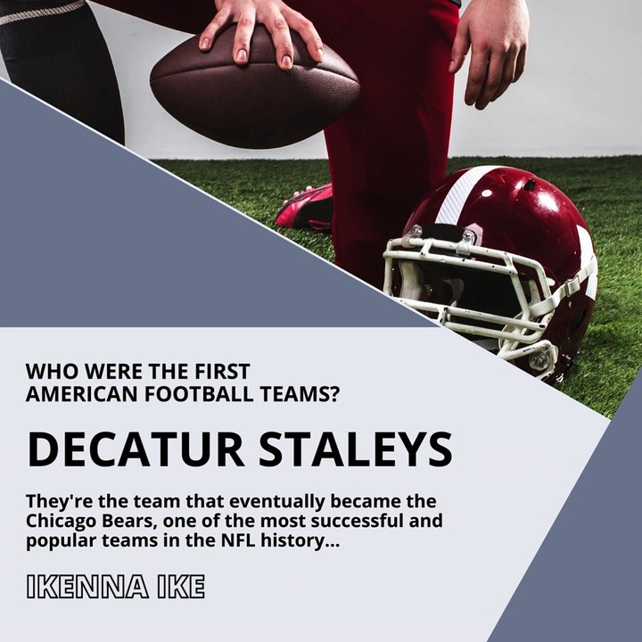 | IKENNA IKE | WHO WERE THE FIRST AMERICAN FOOTBALL TEAMS? DETROIT ...
