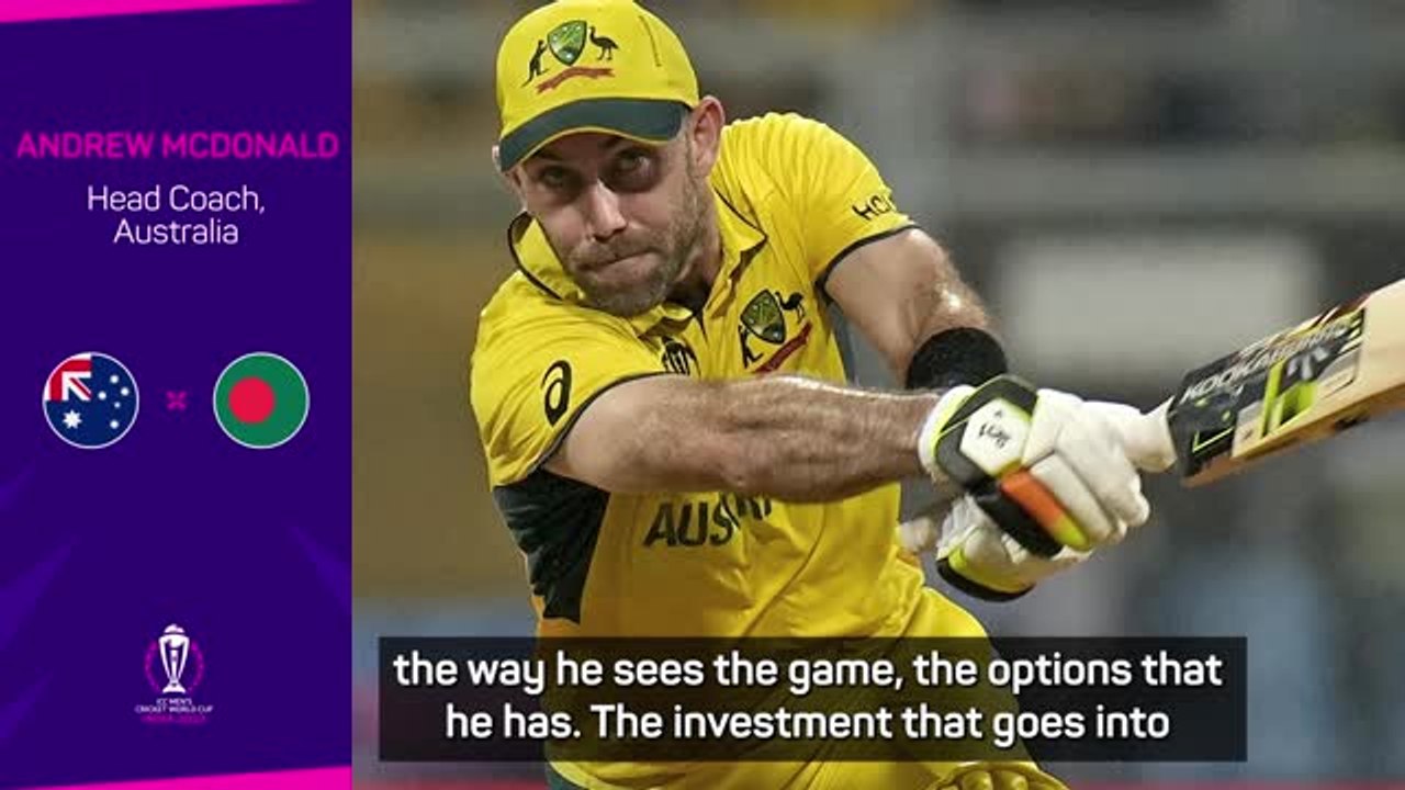 Maxwell will 'wow and amaze' again says Australia coach McDonald ...