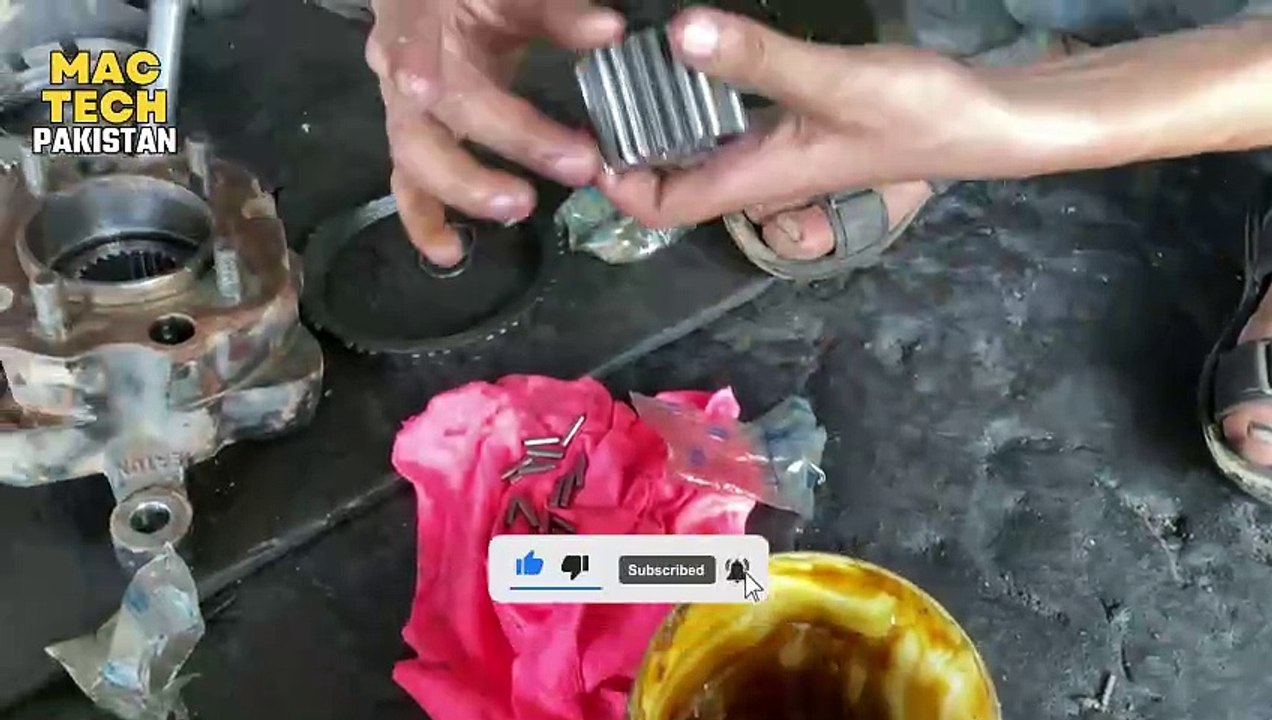 How To Repair Broken Gear Teeth | Broken Gearbox Repair With Small Tool ...