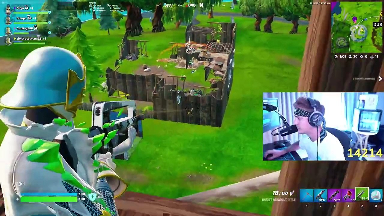 OG NINJA IS BACK to Fortnite. - Vidéo Dailymotion