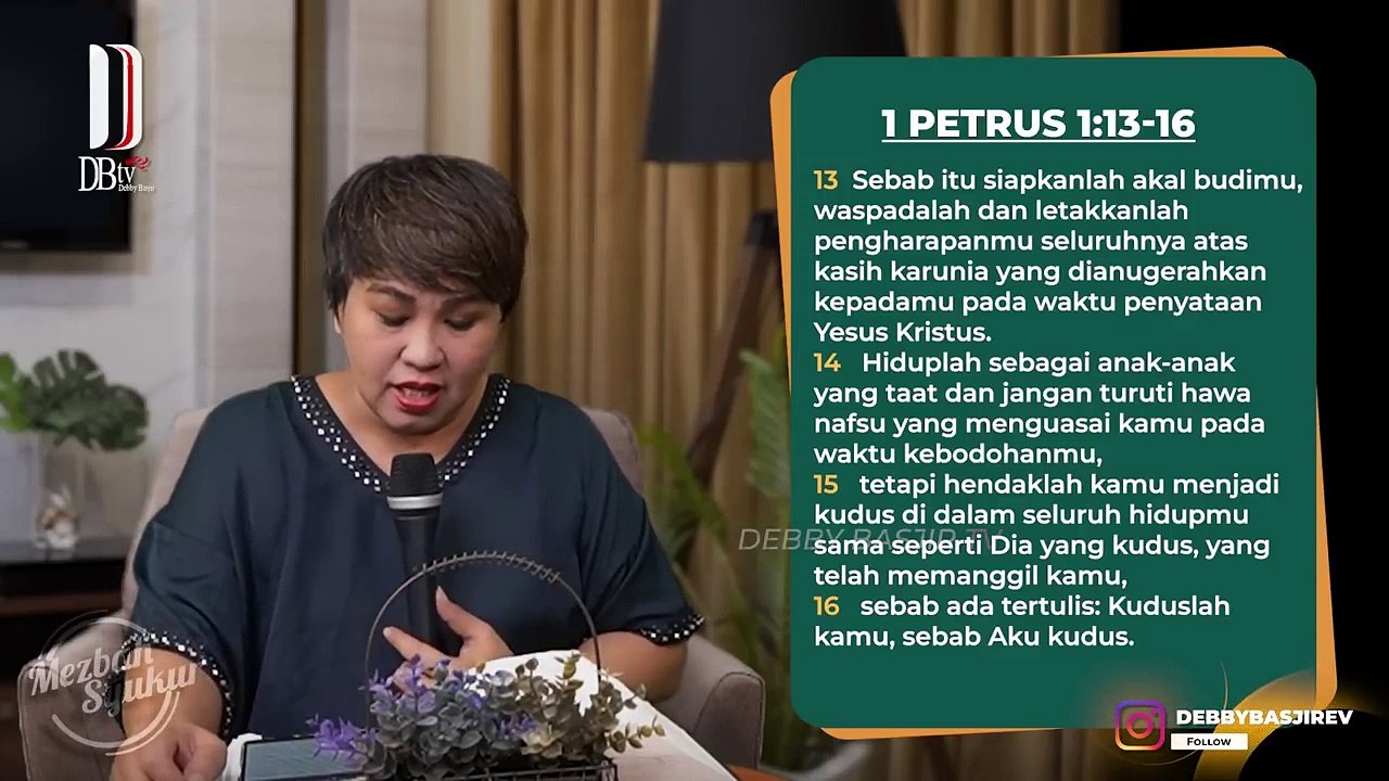 1 Petrus 1 ayat 13 - Debby Basjir #debbybasjir - video Dailymotion