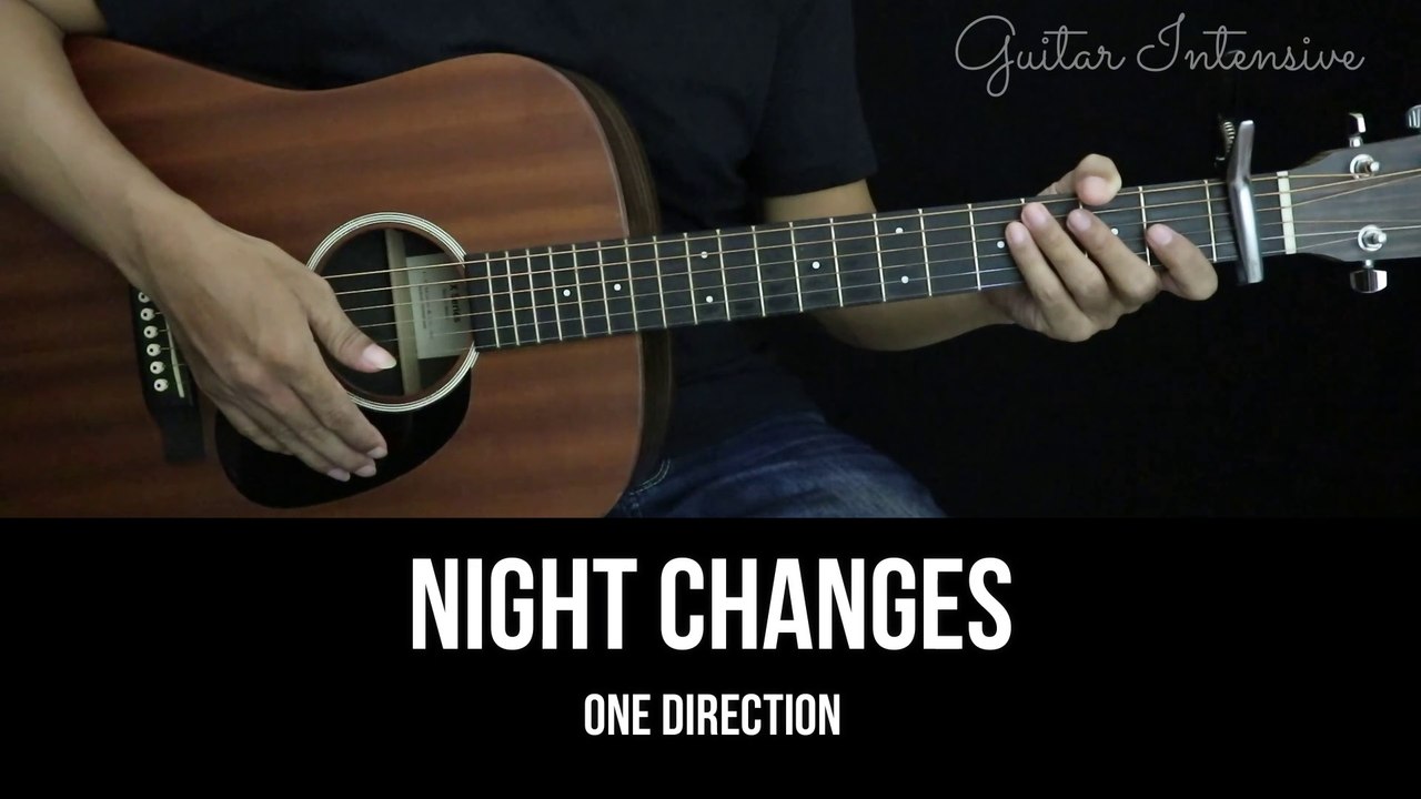 Night Changes - One Direction | EASY Guitar Tutorial with Chords ...
