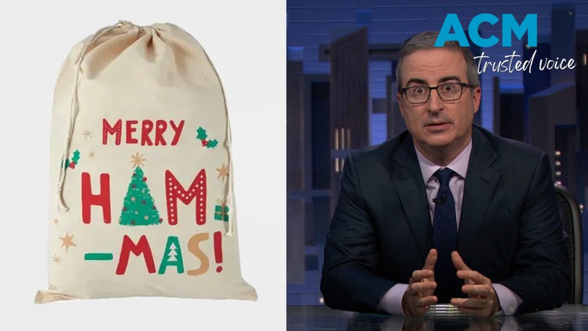 Kmart's "Merry Ham-mas" products roasted by John Oliver | The Canberra ...