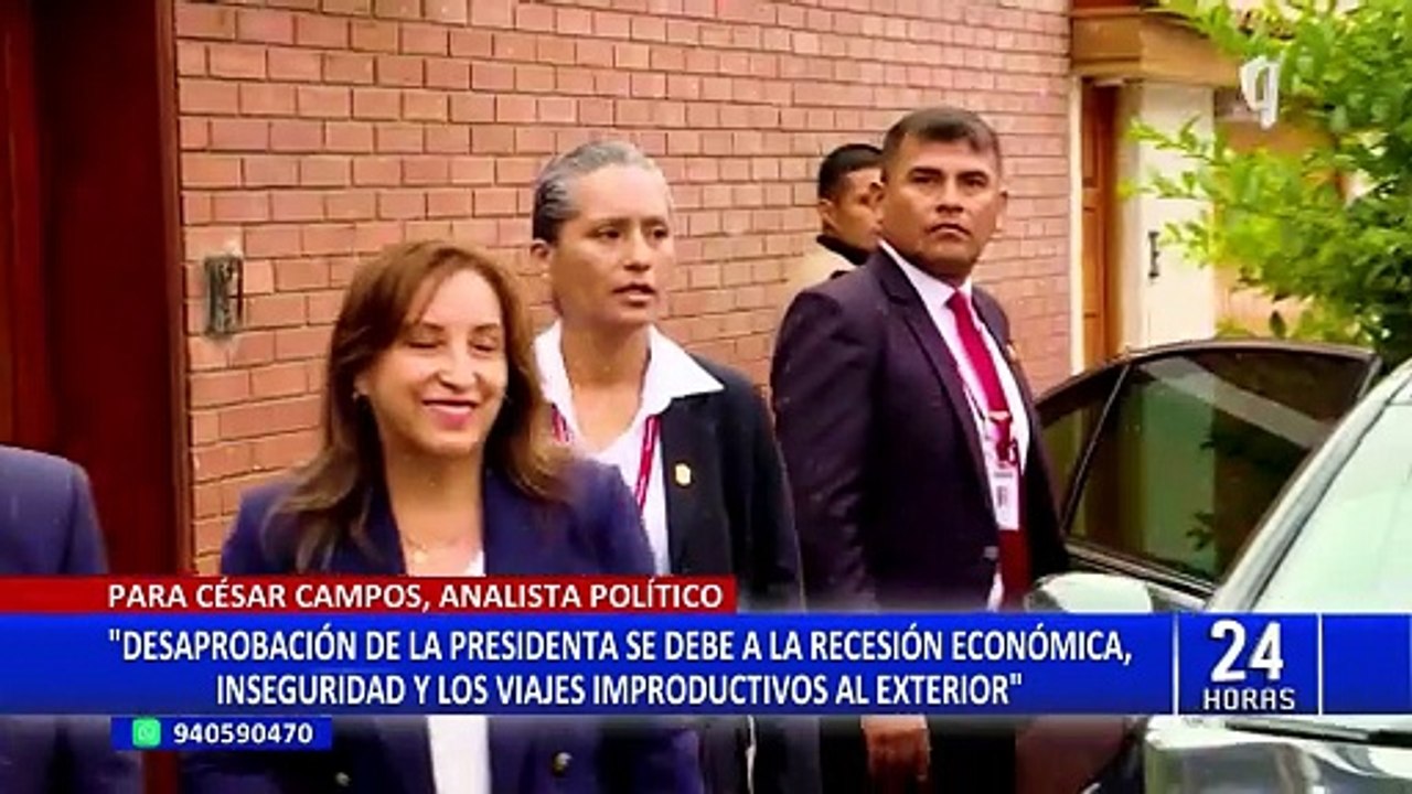 Dina Boluarte: 84% de peruanos desaprueba gestión de la mandataria - Vídeo Dailymotion