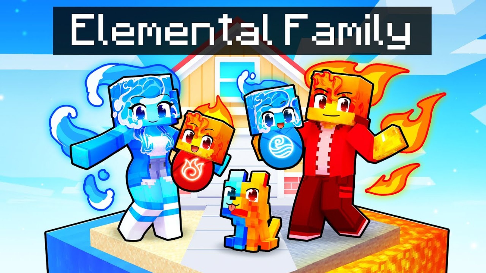 Minecraft Family Videos Having An APHMAU FAMILY In Minecraft!