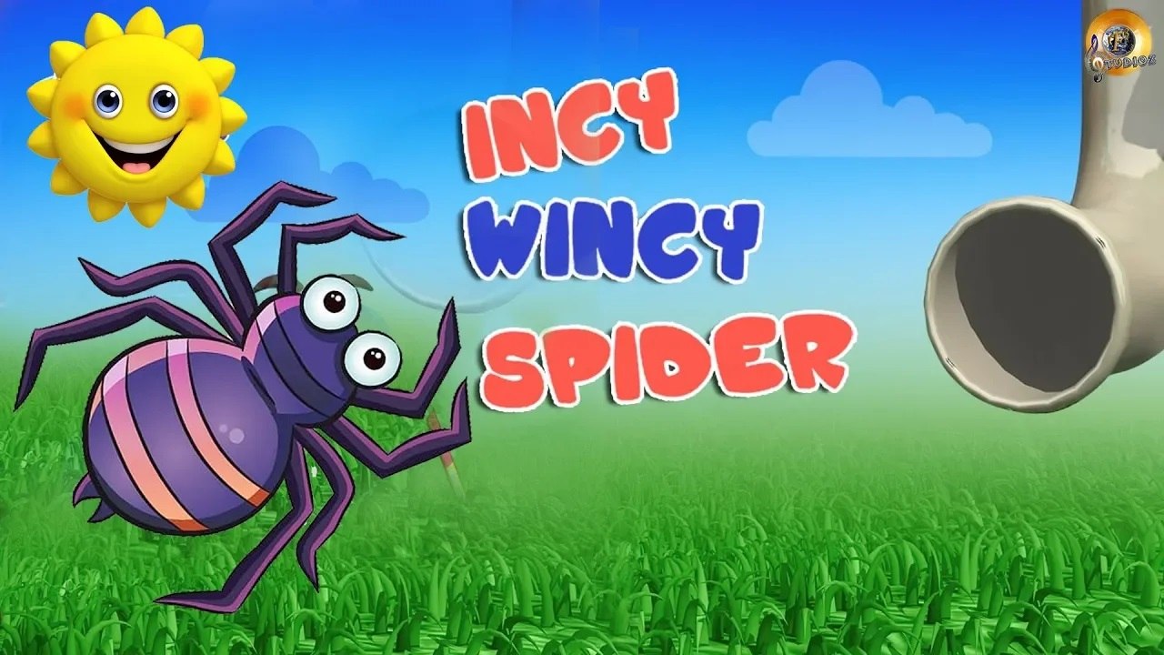 Incy Wincy Spider | Incy Wincy Spider Climb Up - English Nursery Rhyme ...